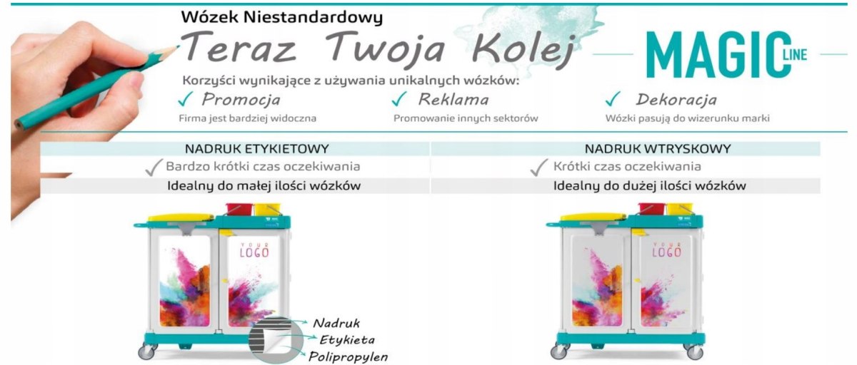 Wózek Serwisowy TTS Mini Magic 400S Personalizowany > TTS CLEANING